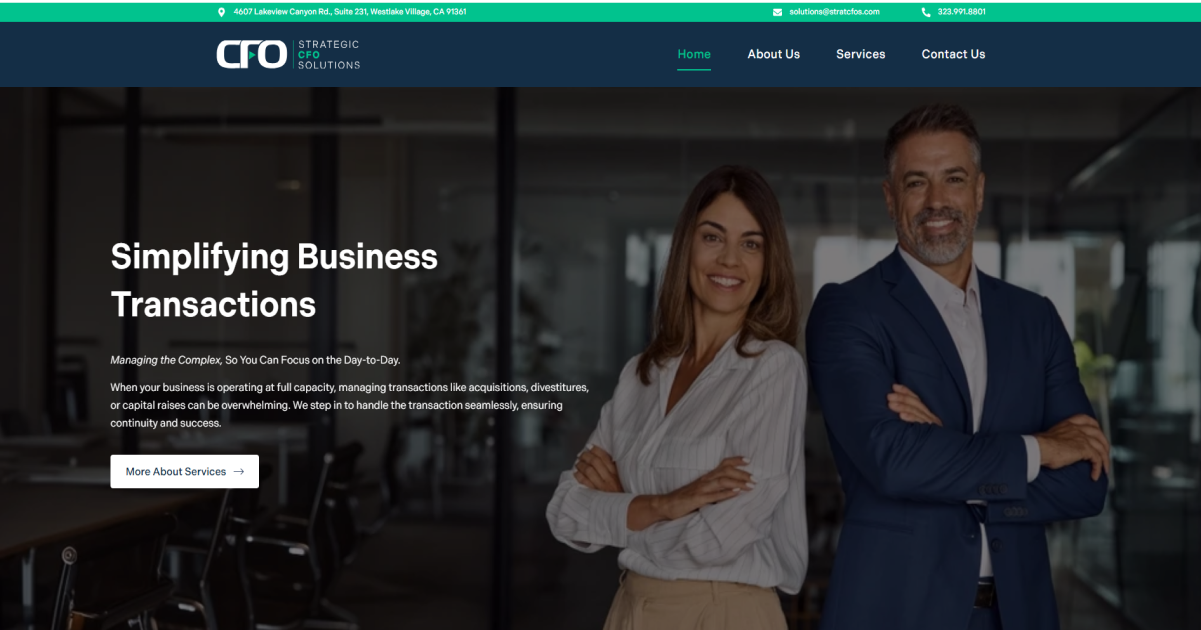 Services - Strategic CFO Solutions